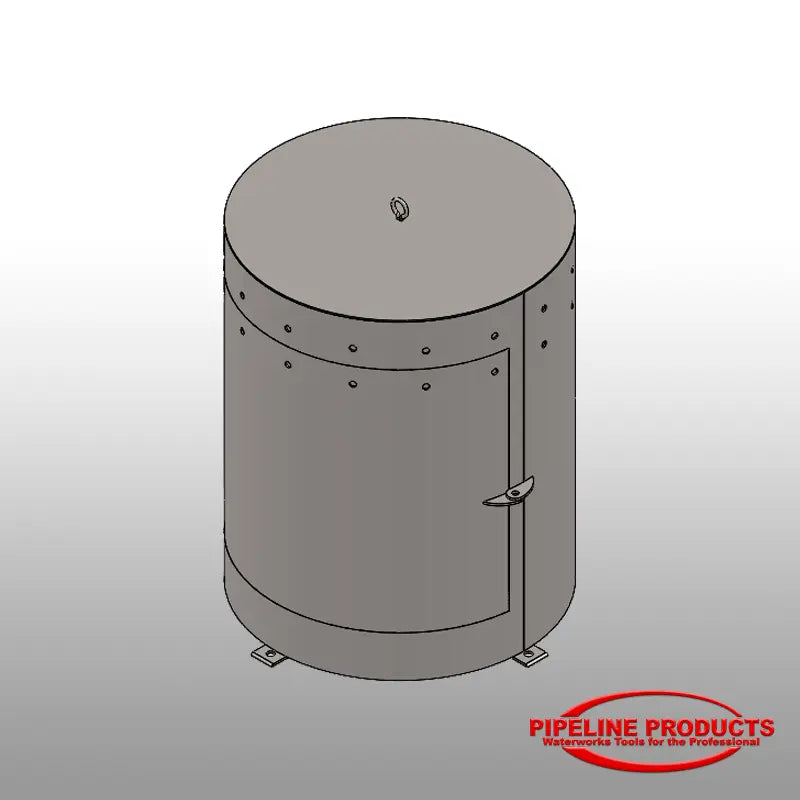 VC-324 - 24" dia. x 30" air vac cover with door – Pipeline Products